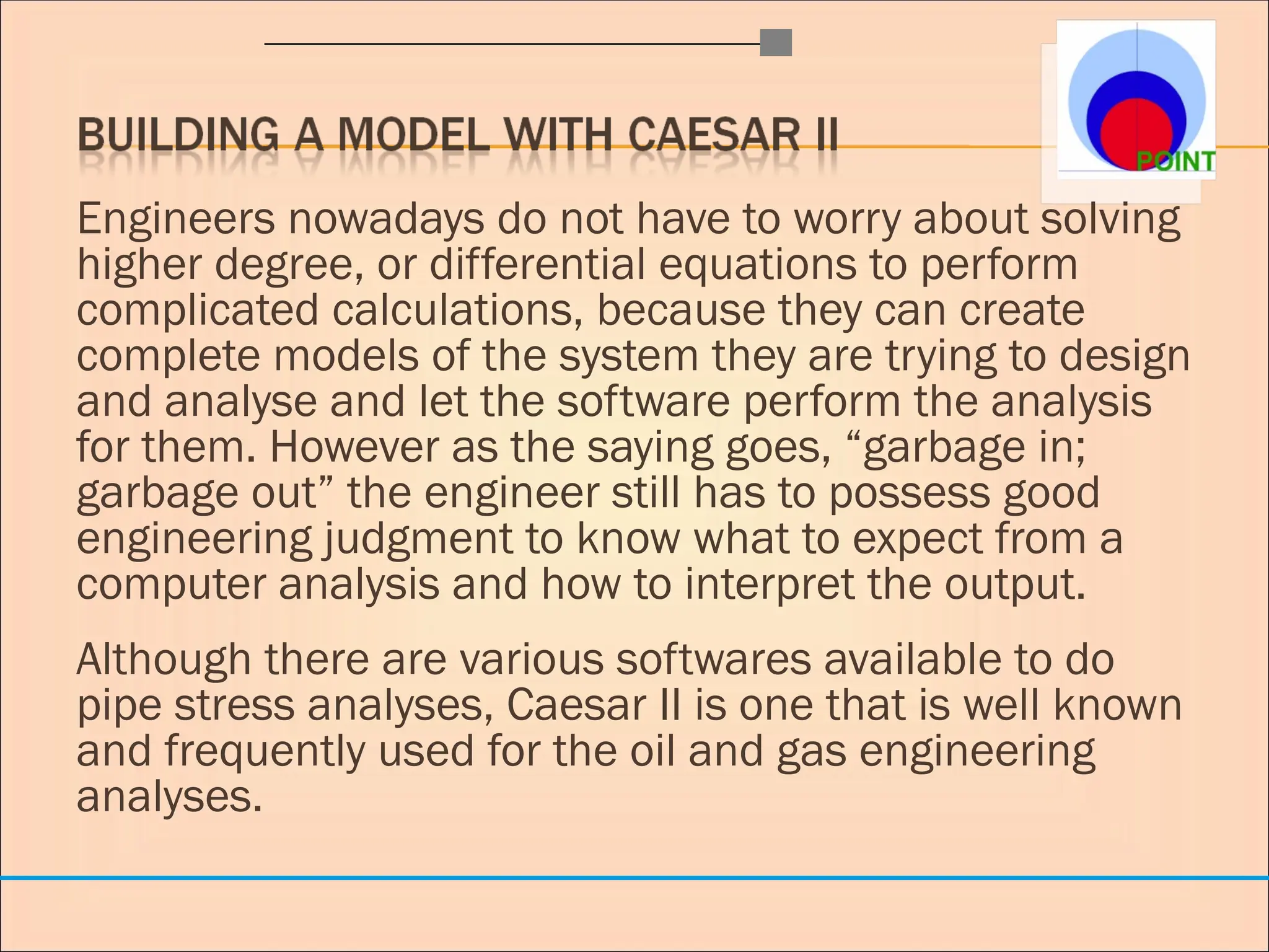 Pipe Stress Analysis by Computer-CAESAR II.ppt