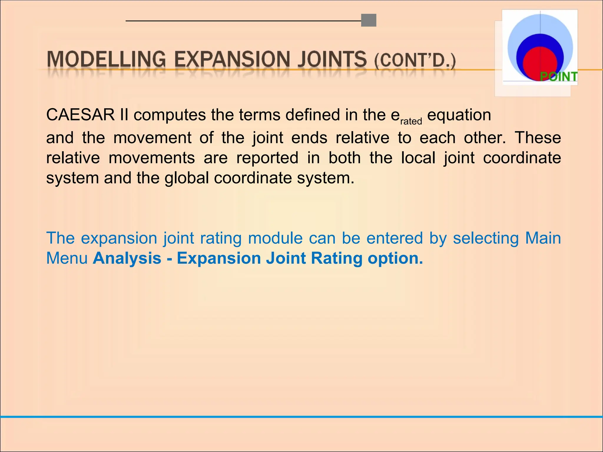 Pipe Stress Analysis by Computer-CAESAR II.ppt | Physics | Science