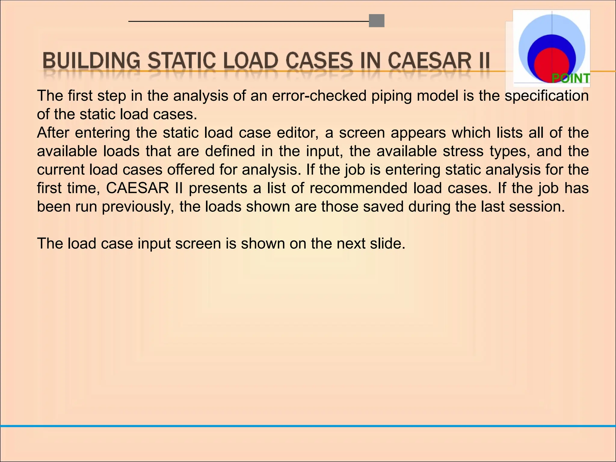 Pipe Stress Analysis by Computer-CAESAR II.ppt