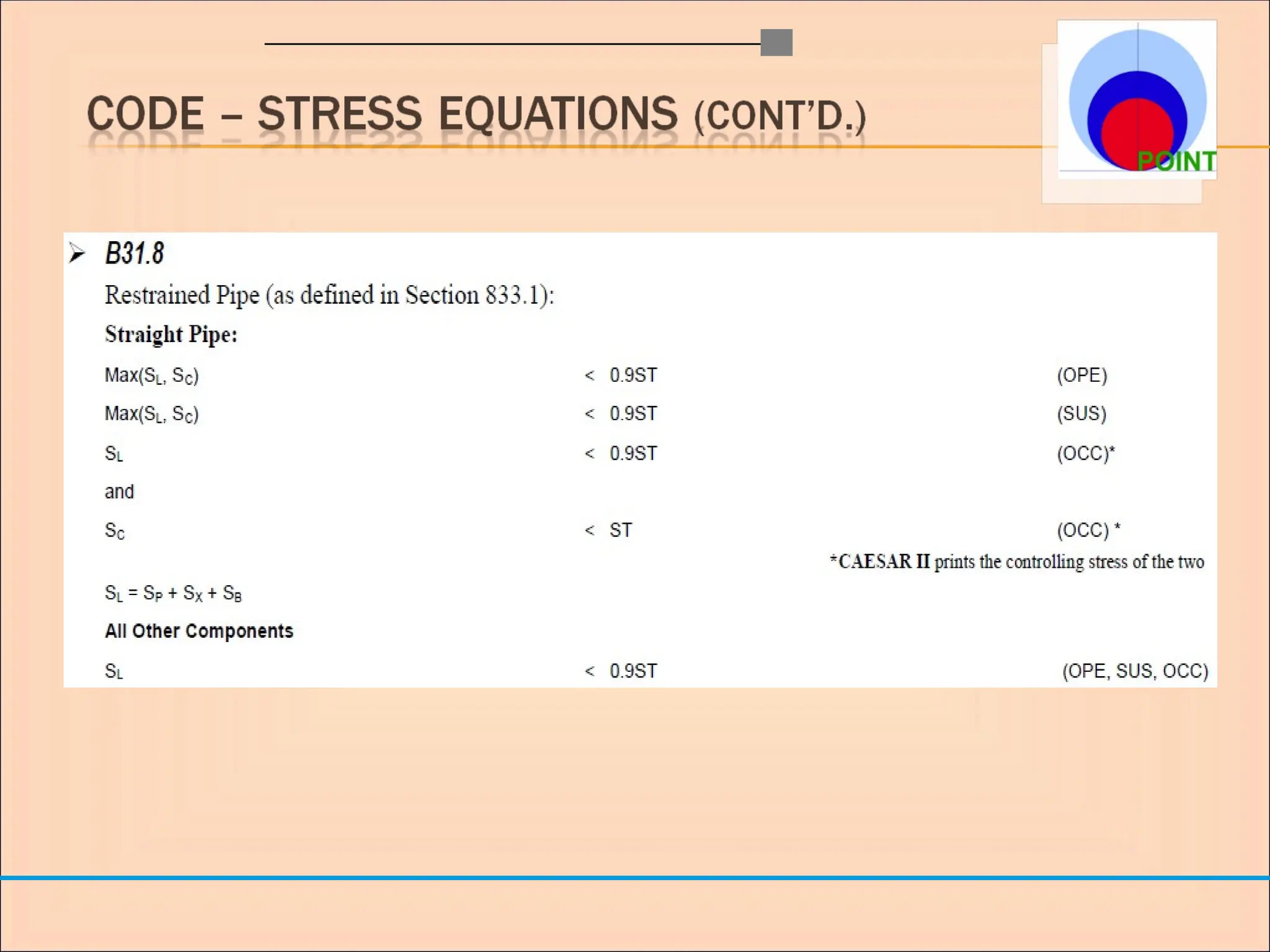 Pipe Stress Analysis by Computer-CAESAR II.ppt