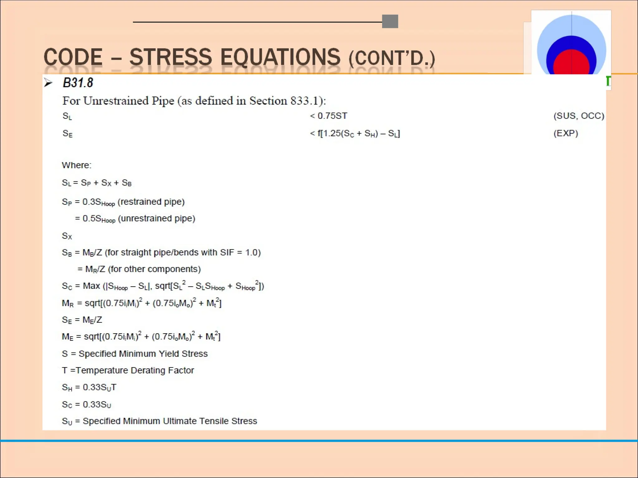 Pipe Stress Analysis by Computer-CAESAR II.ppt