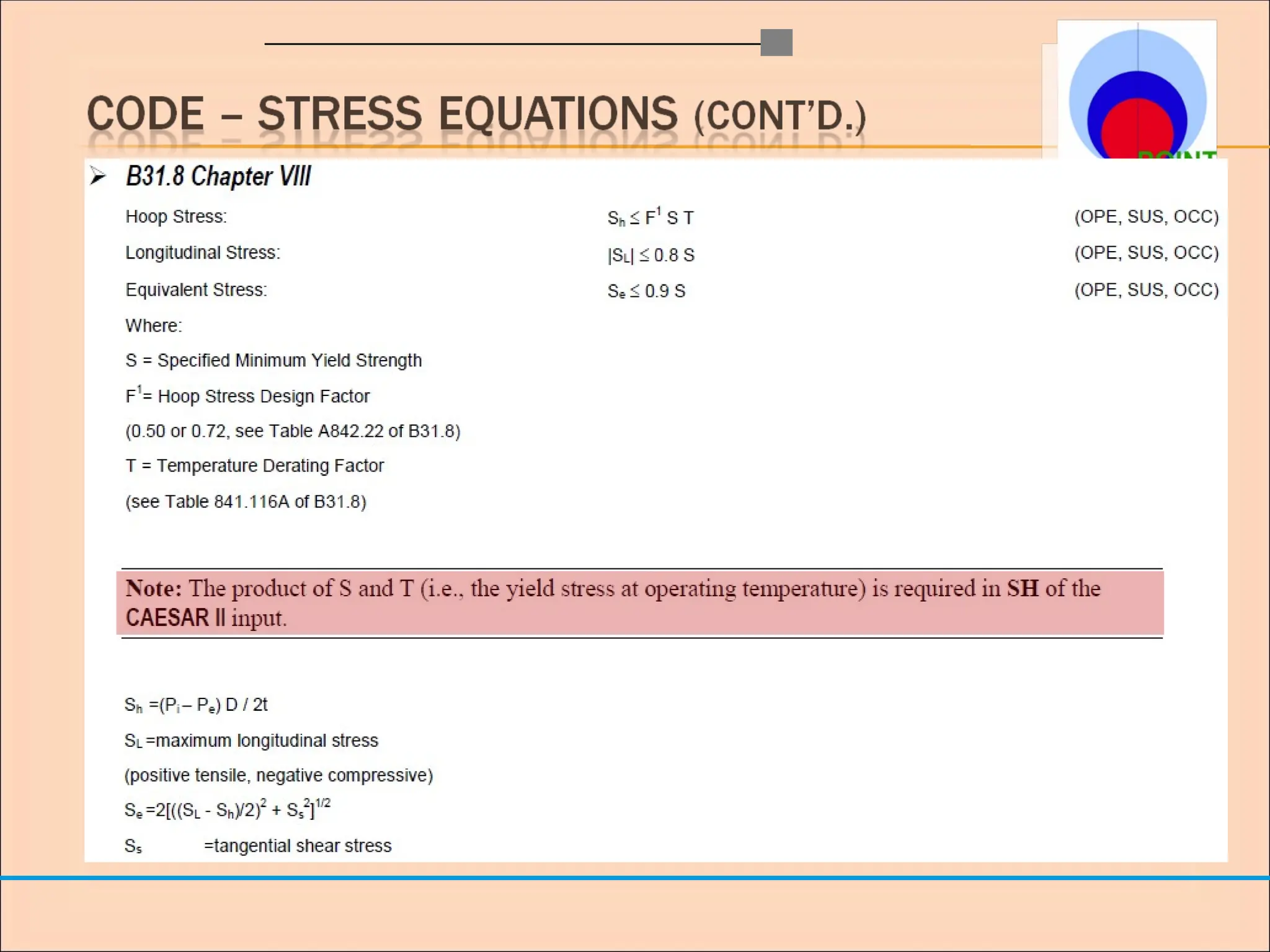 Pipe Stress Analysis by Computer-CAESAR II.ppt