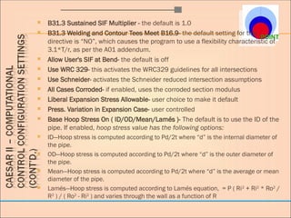 Pipe Stress Analysis by Computer-CAESAR II.ppt