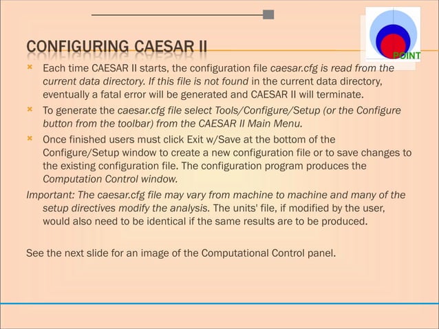 Pipe Stress Analysis by Computer-CAESAR II.ppt | Physics | Science