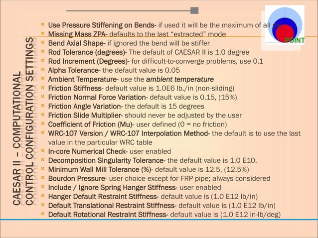 Pipe Stress Analysis by Computer-CAESAR II.ppt | Physics | Science