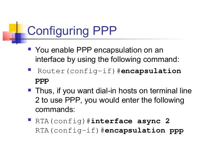 Point to-point-protocol