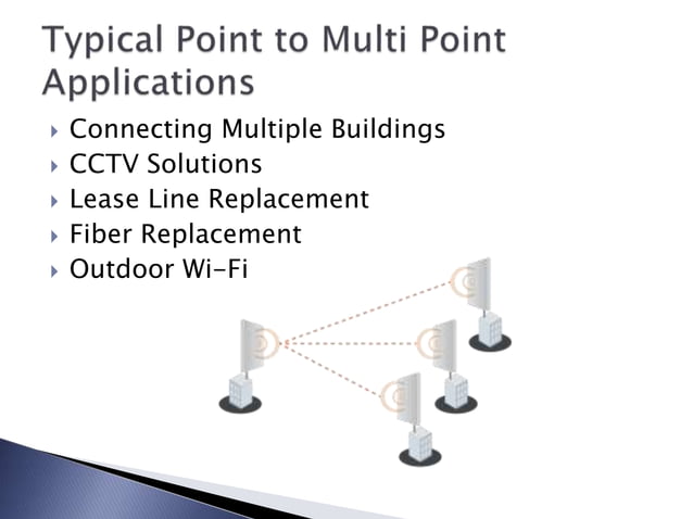 Point to-point and point-to multipoint wireless connectivity | PPTX ...