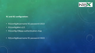 Point to-point protocol (ppp), PAP & CHAP | PPTX