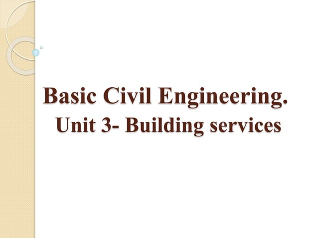Building services | PPT