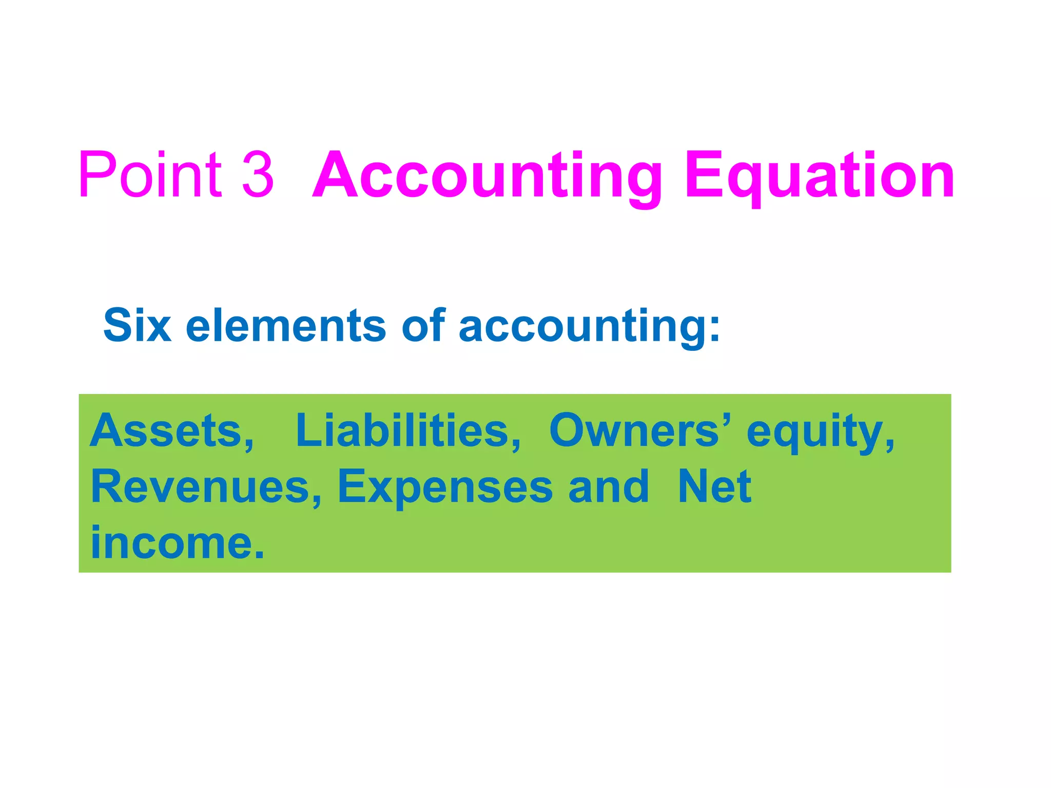 Accounting Equation | PPT