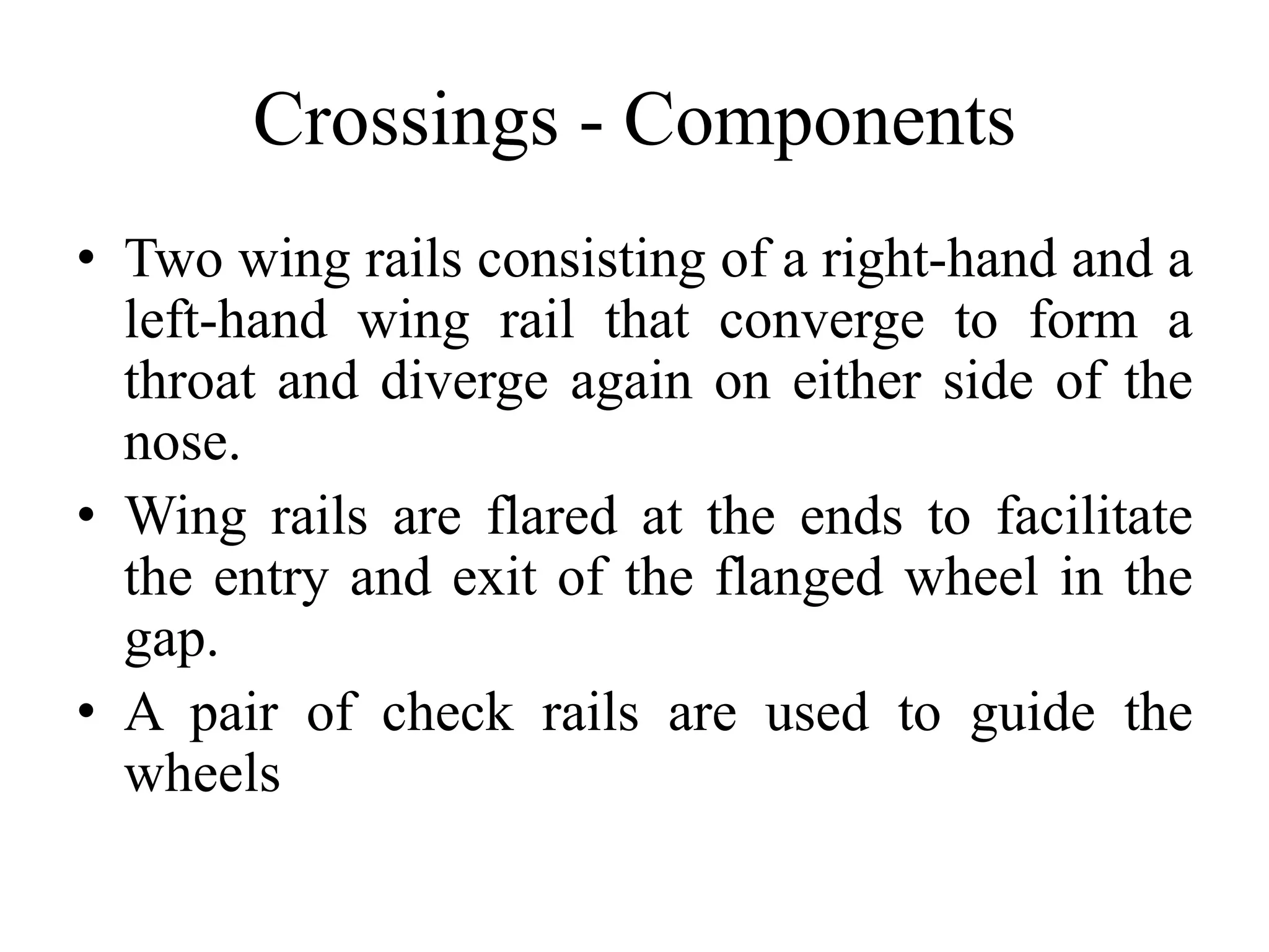 Point and crossing of railway | PPTX