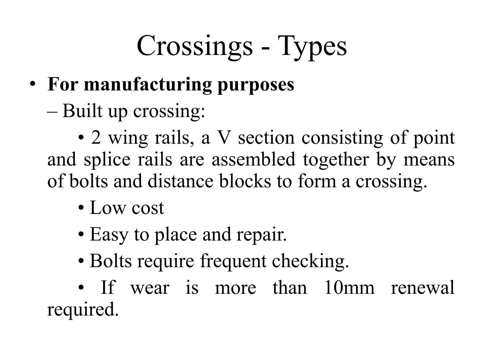 Point and crossing of railway | PPTX