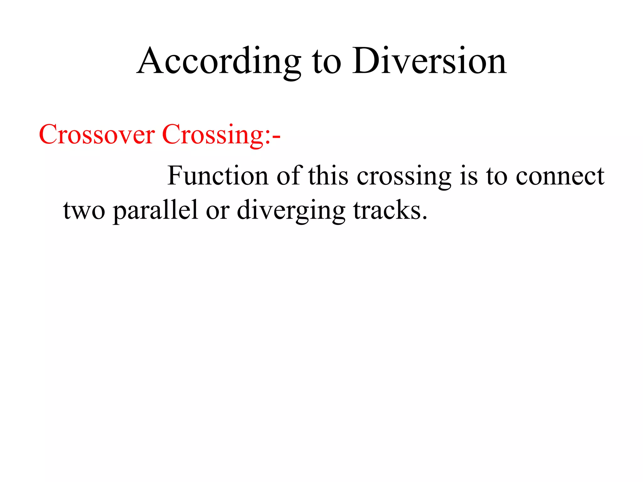 Point and crossing of railway | PPTX