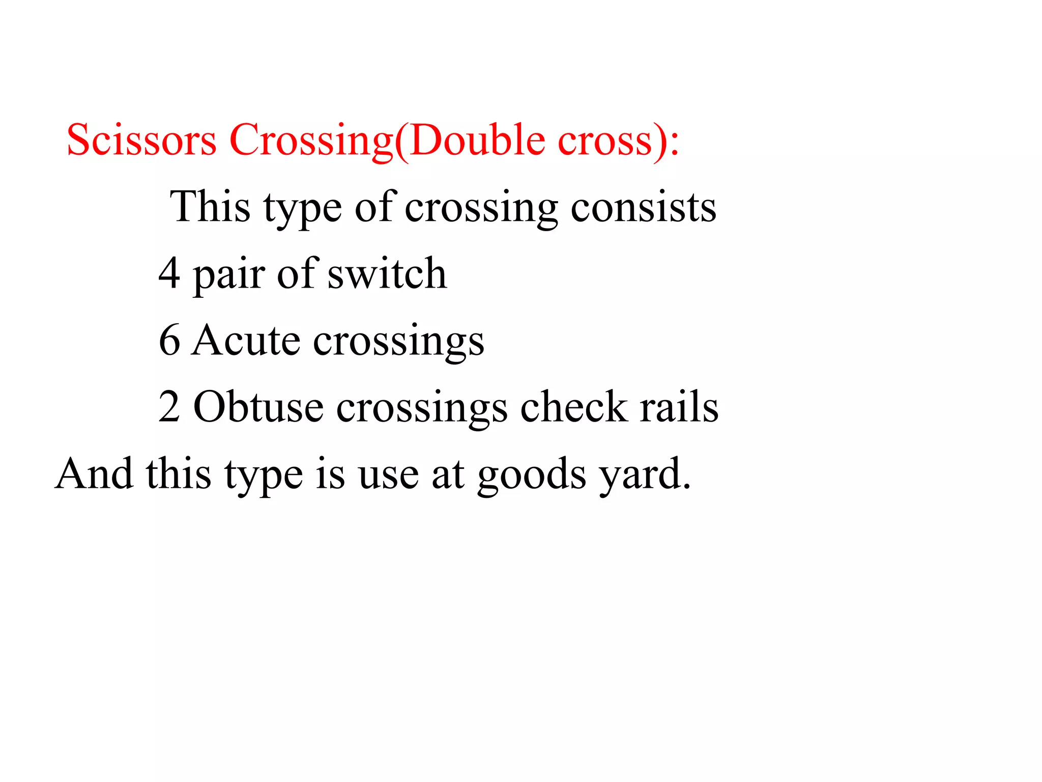 Point and crossing of railway | PPTX