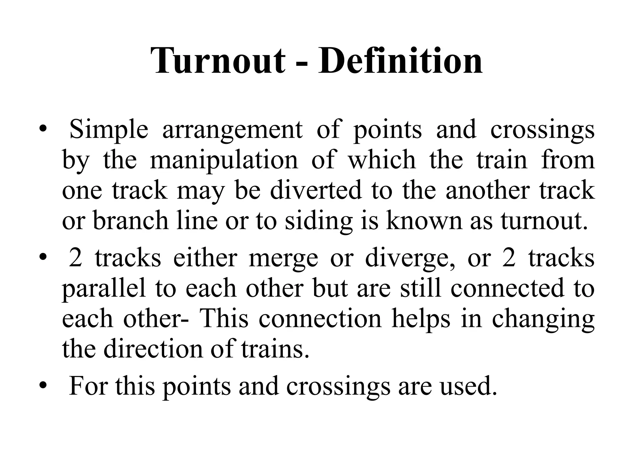 Point and crossing of railway | PPTX