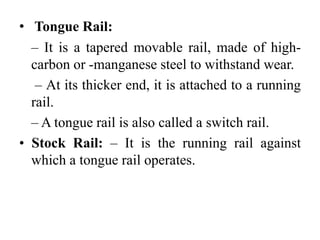 Point and crossing of railway | PPTX