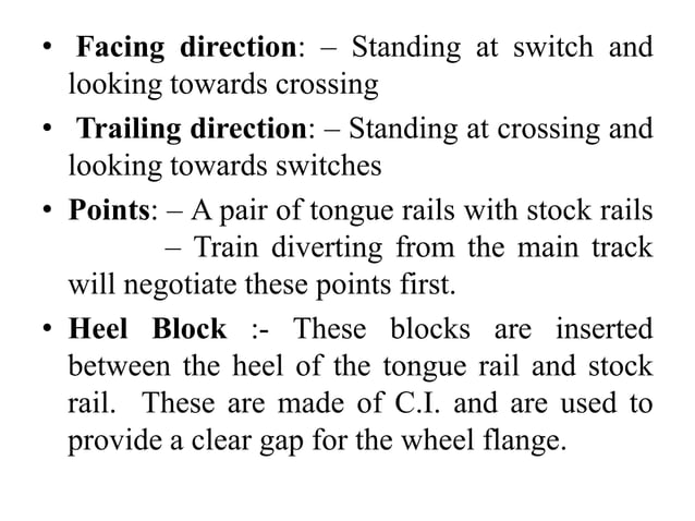Point and crossing of railway | PPTX