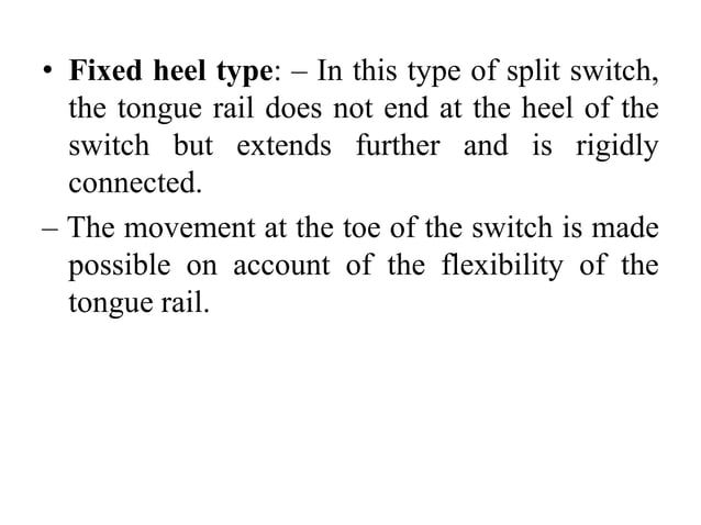 Point and crossing of railway | PPTX