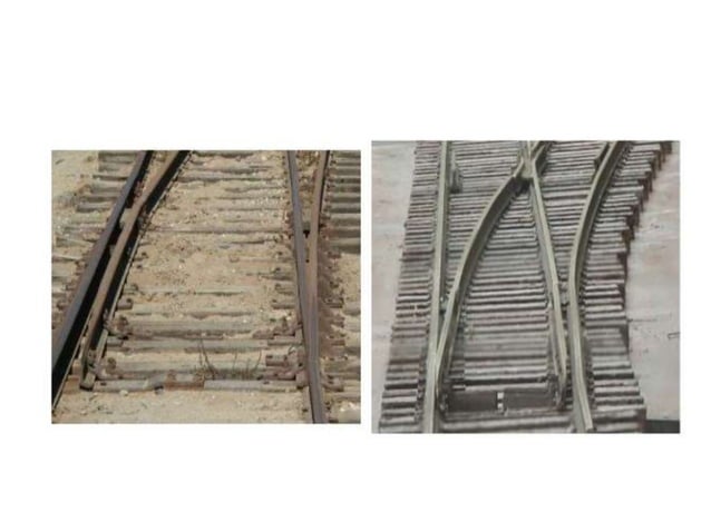 Point and crossing of railway | PPTX