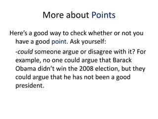 Point and support | PPTX