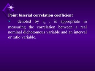 Point Bicerial Correlation Coefficient | PPT