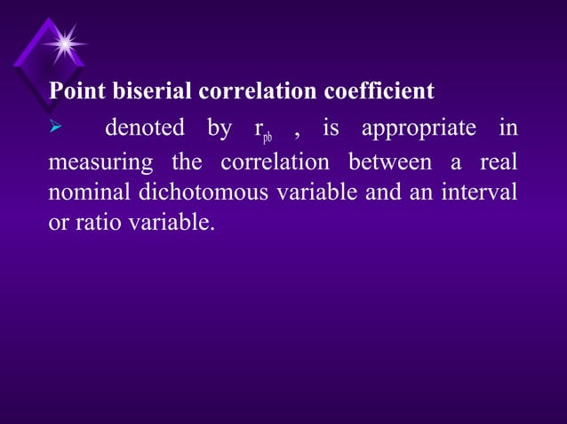 Point Bicerial Correlation Coefficient | PPT | Educational Assessment | Education