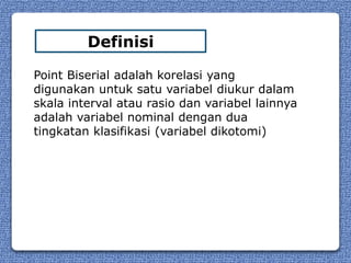 Point biserial | PPT
