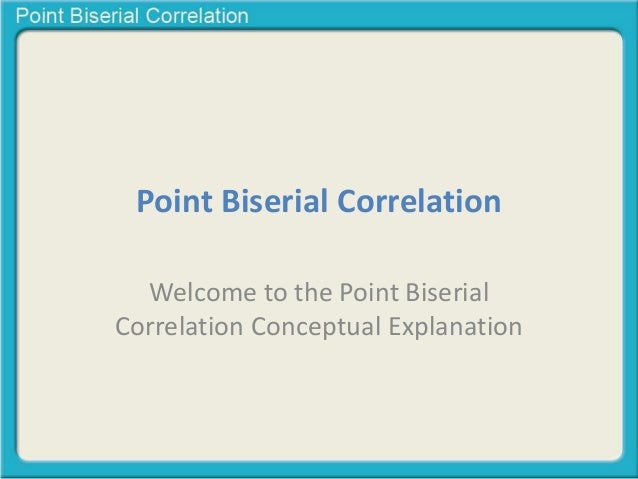 what-is-a-point-biserial-correlation