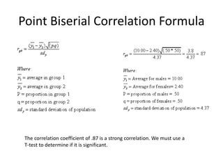 Correlation Coefficient Example