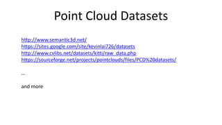 Point cloud labeling using machine learning | PPT