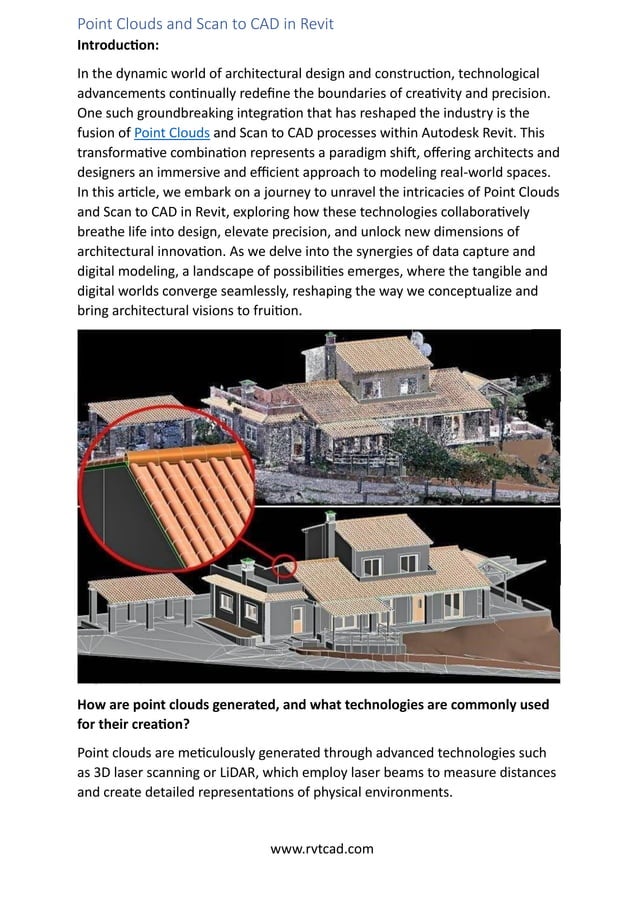 Point Clouds and Scan to CAD in Revit.pdf | 3-D Graphics | Computer ...