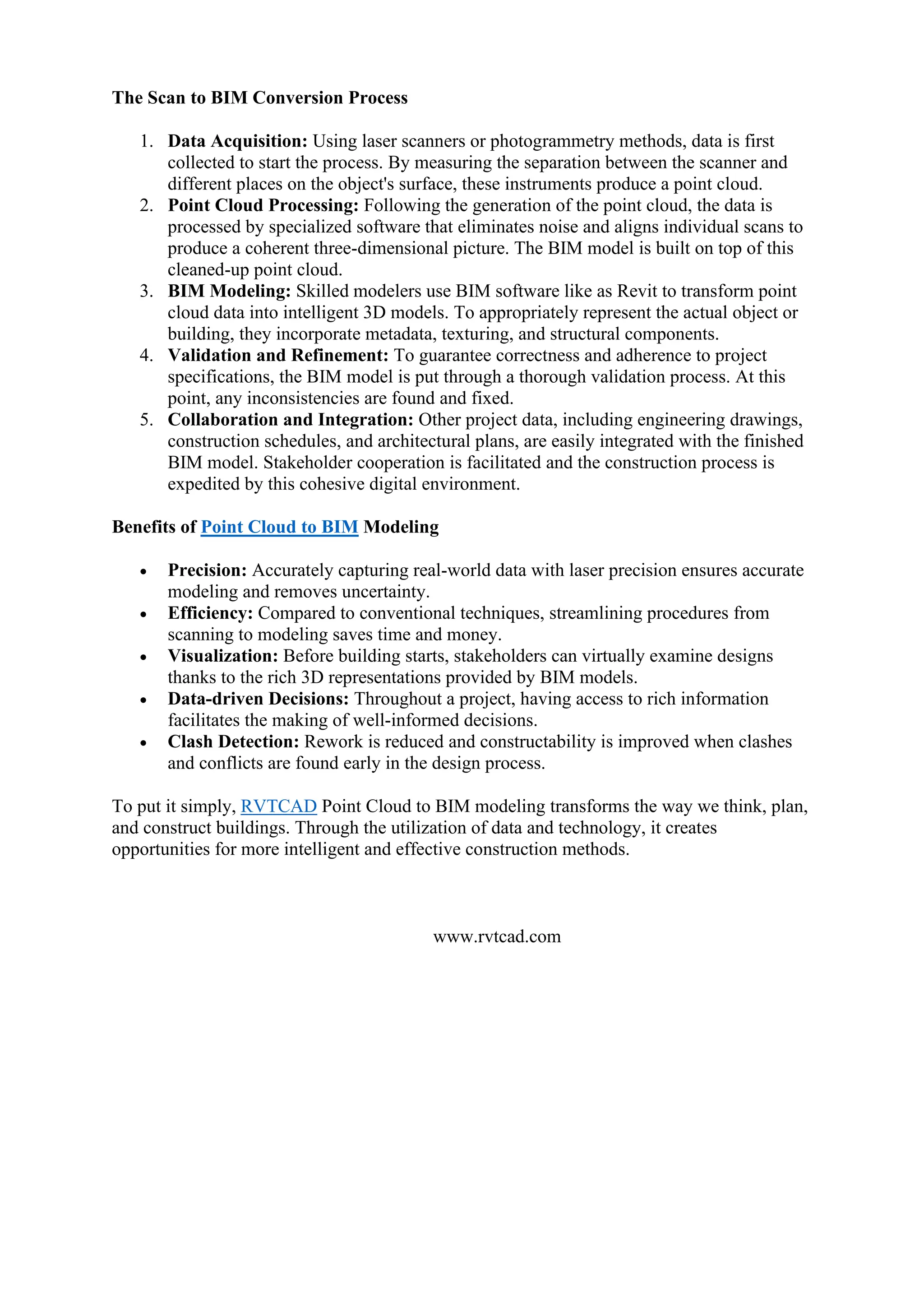 Point Cloud to BIM Modeling Scan to BIM Conversion Rvtcad.pdf