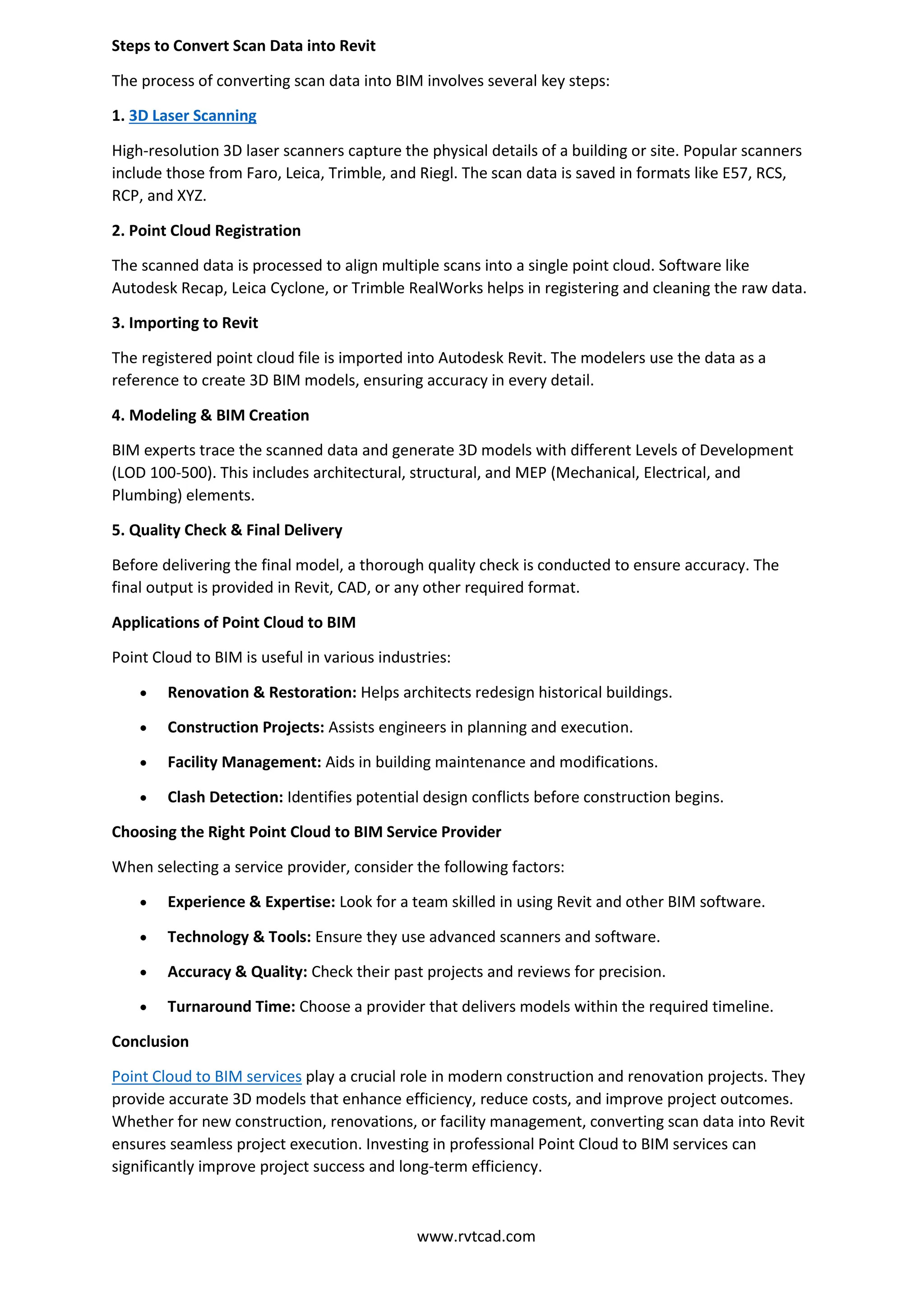 Point Cloud to Bim Services Convert Scan Data into Revit.pdf