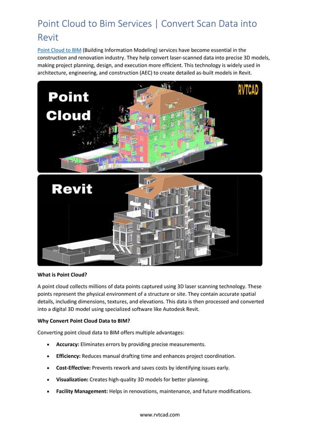 Point Cloud to Bim Services Convert Scan Data into Revit.pdf