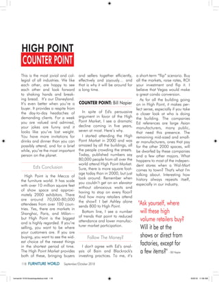 What is the future of furniture markets" Point/Counter Point Furniture ...