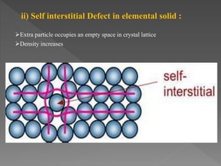 point defect.pptx | Chemistry | Science