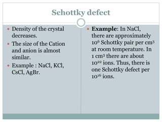 Point defect in solids | PDF