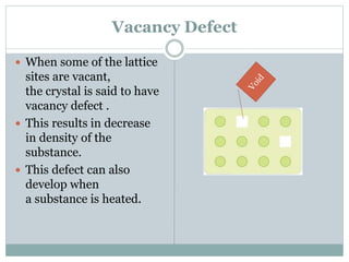Point defect in solids | PDF