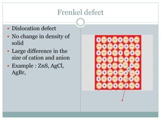 Point defect in solids | PDF
