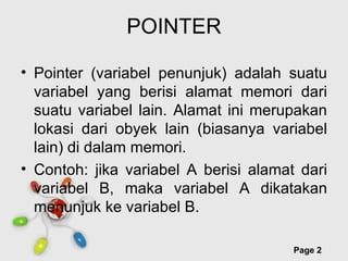 Pointer | PPT