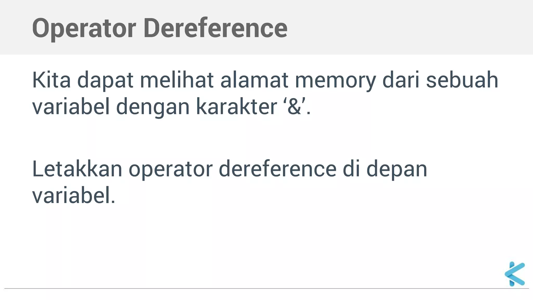 Pemrograman C++ - Pointer | PDF