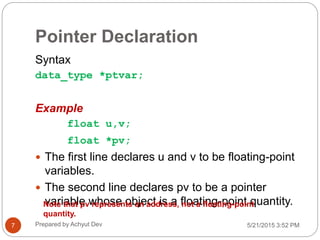 C programming - Pointer and DMA | PPT