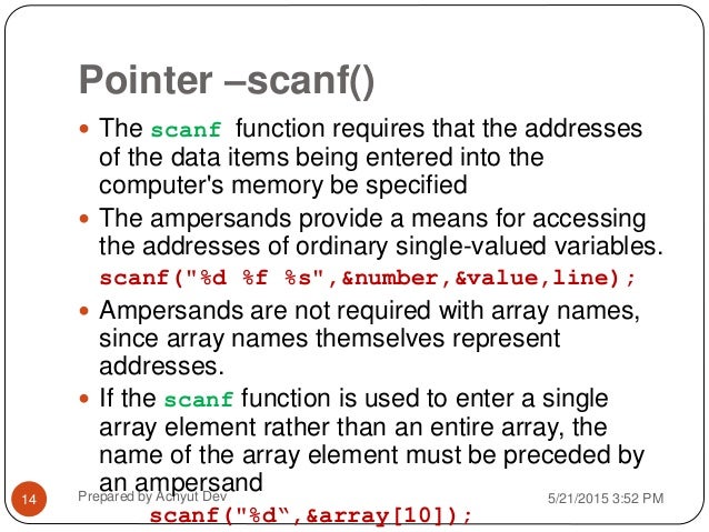 C Programming Pointer And Dma 3935