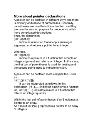 Pointer | PDF