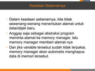 Pengantar Pointer untuk Pembelajaran Struktur Data (Java) | PDF