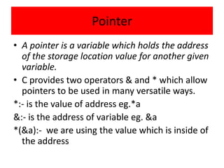 Pointer | PPT