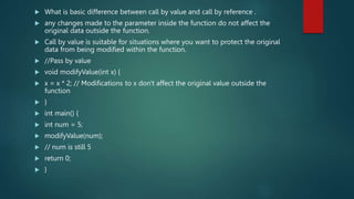 Pointers in c++ programming presentation | PPTX