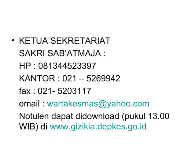 Pointer rapat-hkn-2012-sdy1 | PPT