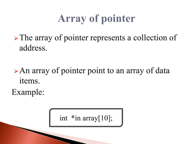 Pointer and polymorphism | PPT Pointer and polymorphism | PPT