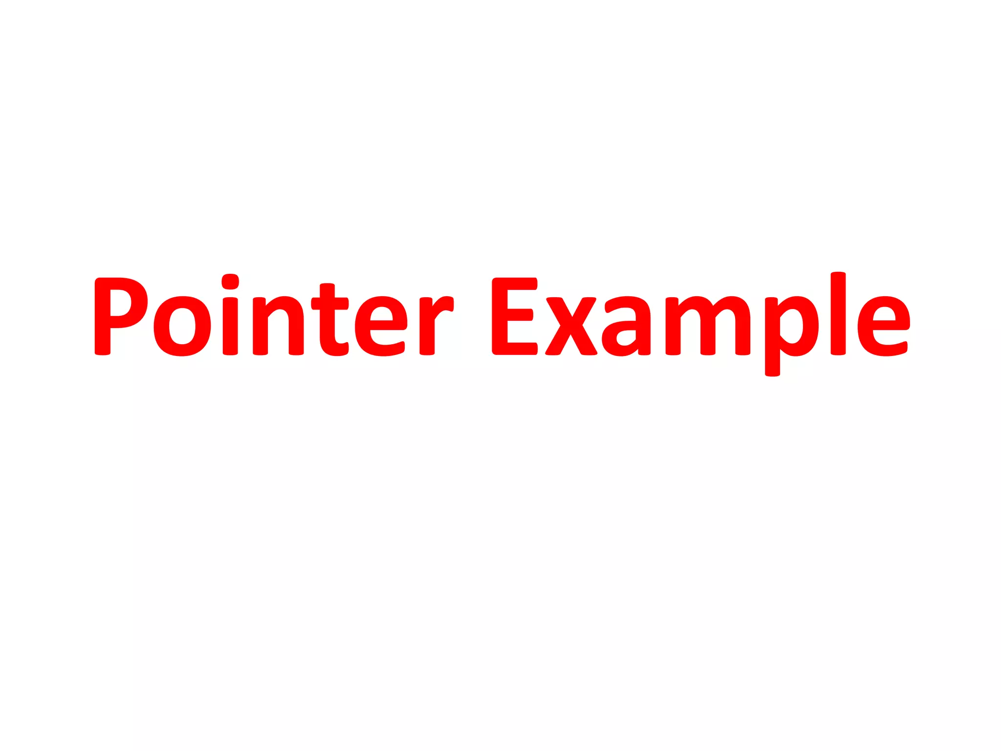 Pointer example | PPT